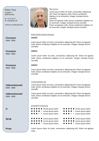 Layout & CV skabeloner Arkiv - Skrivansøgning