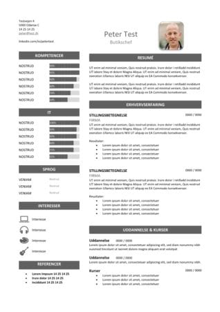 Layout & CV skabeloner Arkiv - Skrivansøgning